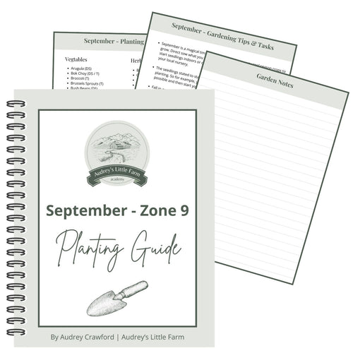September Zone 9 Planting Guide